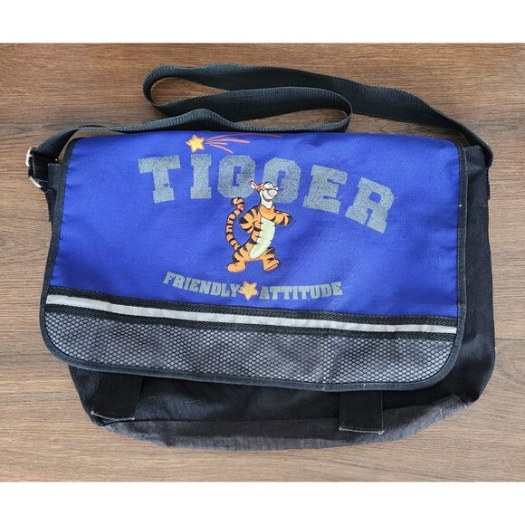 Disney | Bags | Vintage Retro Winnie The Pooh Tigger Friendly Attitude ...